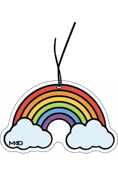 Mad Accessories Gökkuşağı Bulut Tasarımlı Dekoratif Oto Araç Kokusu ve Aksesuarı Mad Accessories Gökkuşağı Bulut Tasarımlı Dekoratif Oto Araç Kokusu ve Aksesuarı