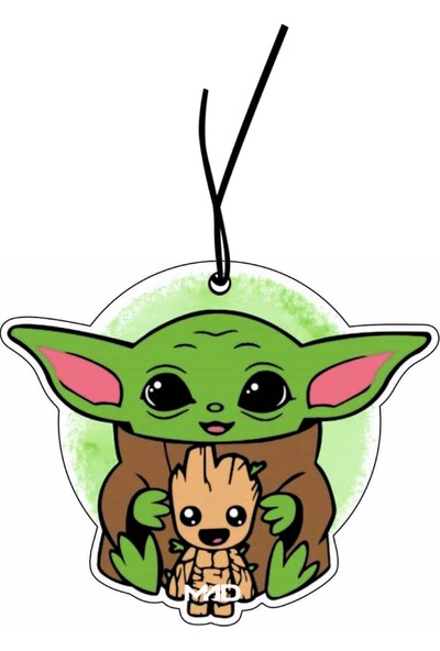 Mad Accessories Baby Groot ve Yoda Tasarımlı Oto Araç Kokusu ve Aksesuarı Mad Accessories Baby Groot ve Yoda Tasarımlı Oto Araç Kokusu ve Aksesuarı