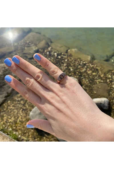 My Glory Jewls 925 Ayar Gümüş Nal Model Yüzük