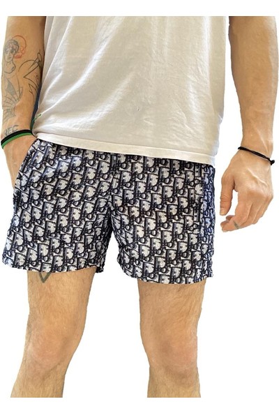 LV Erkek Kısa Kesim Hızlı Kuruyan Deniz Şortu