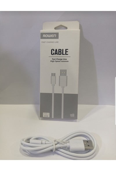 Rowen Hızlı Type-C USB Şarj Kablosu Rowen Hızlı Type-C USB Şarj Kablosu
