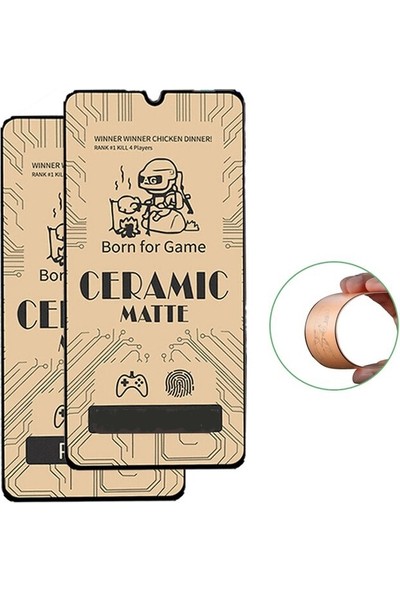 Tosbigo Samsung Galaxy M31 Mat Seramik Ekran Koruyucu