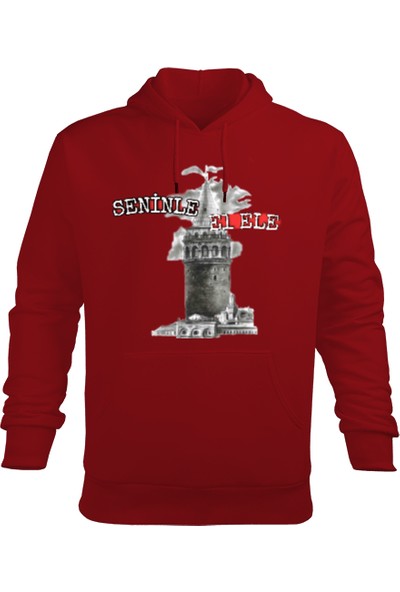 Sevgililer Için Erkek Kapüşonlu Hoodie Sweatshirt