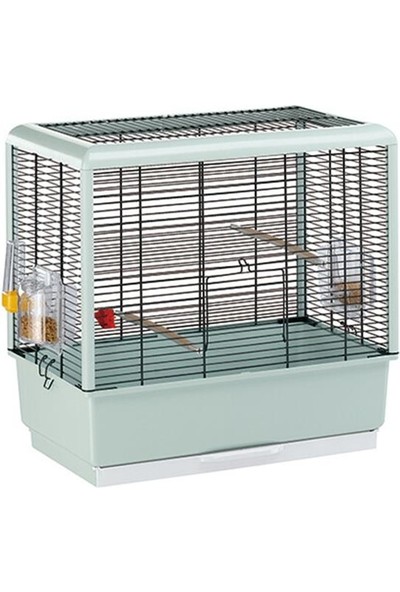 Ferplast Piano 4 Üstü Açılabilir Kuş Kafesi Siyah