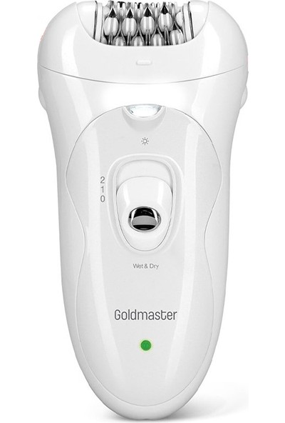 Goldmaster Alya Şarjlı Islak Kuru LED Işıklı 2in1 Epilatör ve Masaj Başlığı Epilasyon Cihazı Gm 8136 Goldmaster Alya Şarjlı Islak Kuru LED Işıklı 2in1 Epilatör ve Masaj Başlığı Epilasyon Cihazı Gm 8136