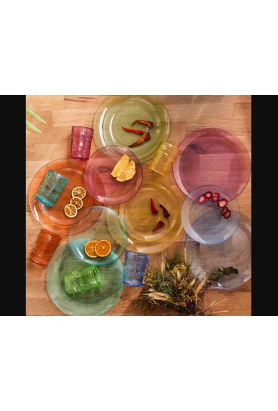 Karaca Festival 18 Parça 6 Kişilik Bardak/yemek/pasta Takımı