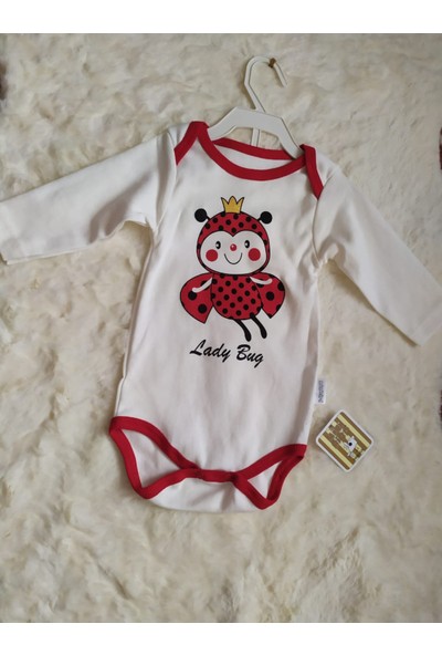 Pıtırcık Uğur Böceği Desenli Zıbın Seti Pıtırcık Uğur Böceği Desenli Zıbın Seti