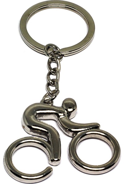 Bakcenter Bisikletli Metal Anahtarlık