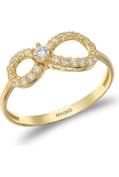 MYOROGOLD 14 Ayar Sonsuzluk Eklem Yüzük MYOROGOLD 14 Ayar Sonsuzluk Eklem Yüzük