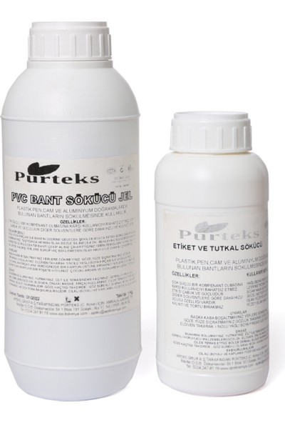 Pürteks Pvc Parçalı-Bütün Bant Sökücü Set