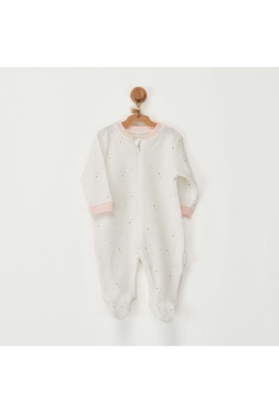 Andywawa Ecru Kız Bebek Tulum - Andywawa - Ecru - 0-1 Ay