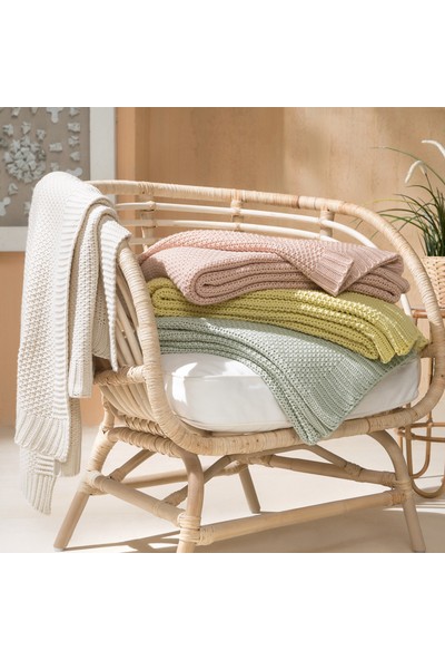 Yataş Bedding Andressa Koltuk Şalı - Blush