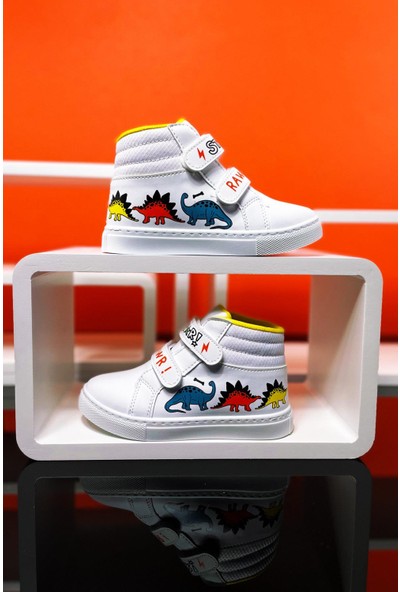 Walky - Rex Model Beyaz Unisex Çocuk Sneaker Ayakkabı
