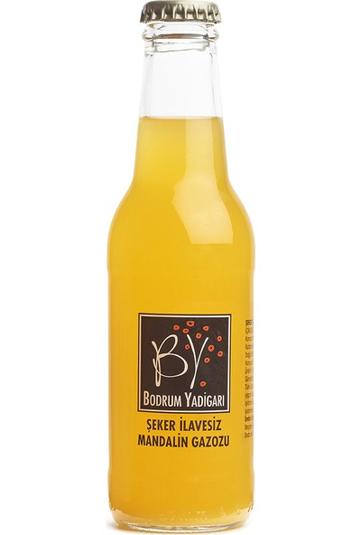 Bodrum Yadigarı Şeker Ilavesiz Mandalin Gazozu 200 ml Bodrum Yadigarı Şeker Ilavesiz Mandalin Gazozu 200 ml