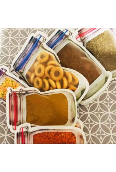 Rc Power Kavanoz Görünümlü Kilitli Saklama Poşeti 3 Adet Rc Power Kavanoz Görünümlü Kilitli Saklama Poşeti 3 Adet