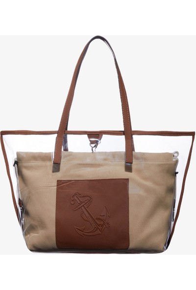 Nautıca Kadın Bej Plaj Çantası CN3144T.12M