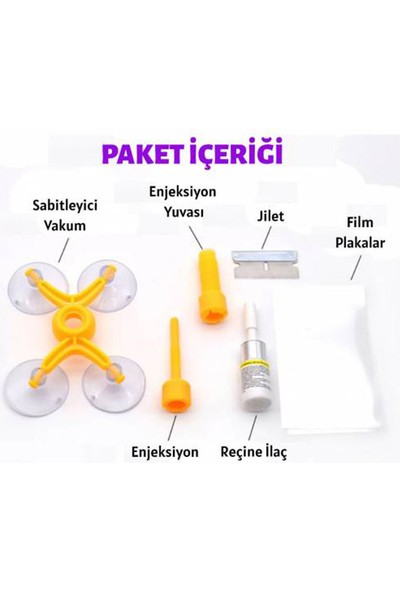 ally mobile Araba-Araç Camı Çatlak Tamır Kıtı ally mobile Araba-Araç Camı Çatlak Tamır Kıtı
