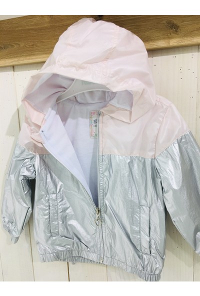 Micro Silver Kapüşonlu Yağmurluk