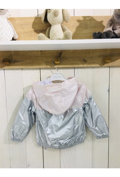 Micro Silver Kapüşonlu Yağmurluk