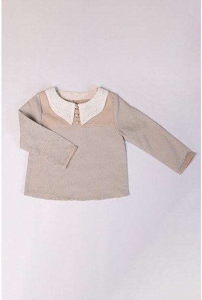 Rainbow Kids Fisto Yaka Krem Gömlek