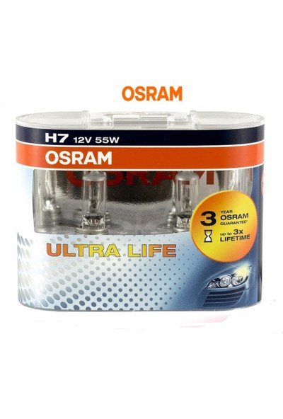 Osram 64210 Ult 12V H7 55W Ampul Takımı