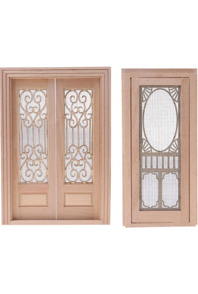 Baosity 1/12 Dollhouse Minyatür Dış Holızca Ekran Çift + Tek Kapı Boyasız (Yurt Dışından) Baosity 1/12 Dollhouse Minyatür Dış Holızca Ekran Çift + Tek Kapı Boyasız (Yurt Dışından)