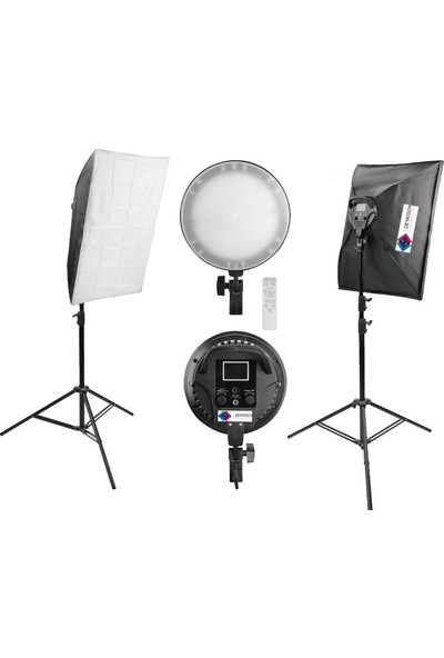 Deyatech 50X70 Softbox Pro 60 W Lık 5500 K Gün Işığı You Tube Tiktok Çekim Işığı Deyatech 50X70 Softbox Pro 60 W Lık 5500 K Gün Işığı You Tube Tiktok Çekim Işığı