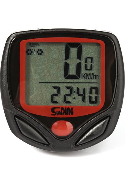 Sunding SD-548B Su Geçirmez LCD Ekran Dijital Km Hız Sayacı Sunding SD-548B Su Geçirmez LCD Ekran Dijital Km Hız Sayacı