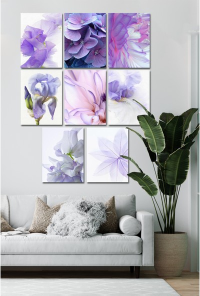 Cadran 8 Parçalı Çerçeve Görünümlü Mdf Tablo Seti SMN004