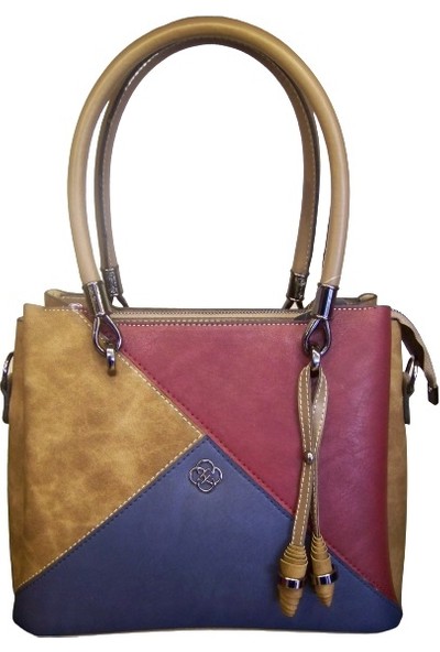 Mutlu Çanta 392 Kahve/bordo/lacivert Bayan Çantası Mutlu Çanta 392 Kahve/bordo/lacivert Bayan Çantası