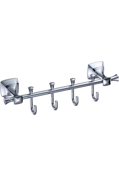 Duxxa Paslanmaz Pirinç Eıffel 4'lü Set Askılık Havlu Askısı