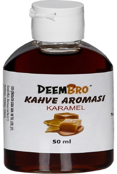 Deembro Karamel Kahve Aroması 50 ml Filtre Kahve Aroması Deembro Karamel Kahve Aroması 50 ml Filtre Kahve Aroması