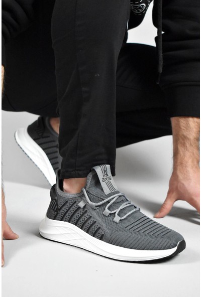 Morenica Triko Yazlık Gri Erkek Spor Ayakkabı