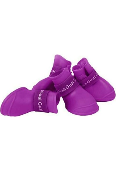 Ha Guai Köpek Silikon Ayakkabı M Beden Mor Ha Guai Köpek Silikon Ayakkabı M Beden Mor