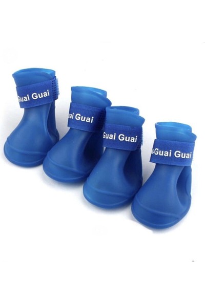 Ha Guai Köpek Silikon Ayakkabı M Beden Mavi Ha Guai Köpek Silikon Ayakkabı M Beden Mavi