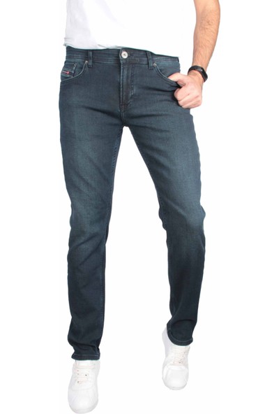 Tom Free Store Likralı Rahat Kalıp Erkek Örme Kot Pantolon