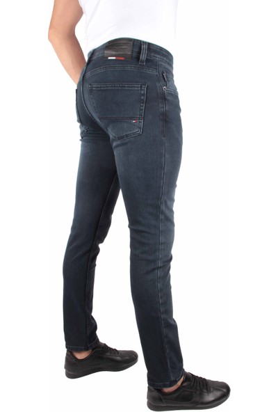 Tom Free Store Erkek Likralı Koyu Renk Örme Kot Pantolon Tom Free Store Erkek Likralı Koyu Renk Örme Kot Pantolon