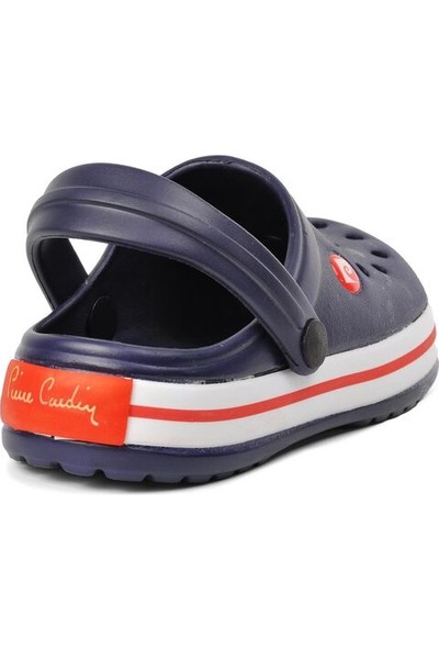Pierre Cardin Lacivert Çocuk Önü Kapalı Sabo Terlik