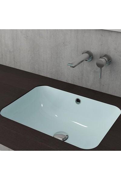 Bocchi Scala Tezgah Altı Lavabo 55 cm Mat Buz Mavi 1006-029-0125 Bocchi Scala Tezgah Altı Lavabo 55 cm Mat Buz Mavi 1006-029-0125