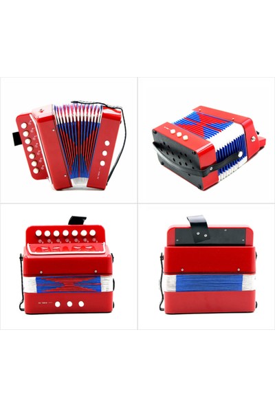Honer B0703-RD 8 Bas Çocuk Akordiyon Kırmızı