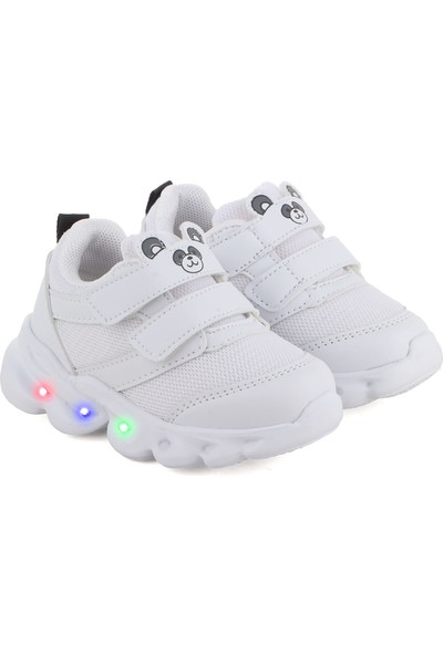 Vojo Cat Comfort Cırtlı LED Işıklı Çocuk Spor Ayakkabı 5renk