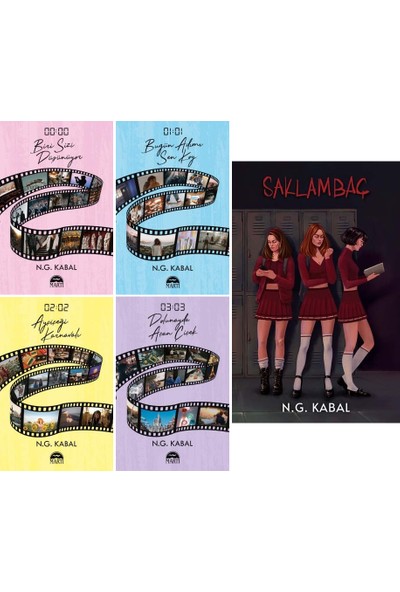 N. G. Kabal Ciltli 5 Kitap Set / Gençlik Serüveni - Saklambaç - 00:00 Biri Sizi Düşünüyor N. G. Kabal Ciltli 5 Kitap Set / Gençlik Serüveni - Saklambaç - 00:00 Biri Sizi Düşünüyor