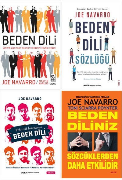 Joe Navarro Beden Dili 4 Kitap Set Joe Navarro Beden Dili 4 Kitap Set