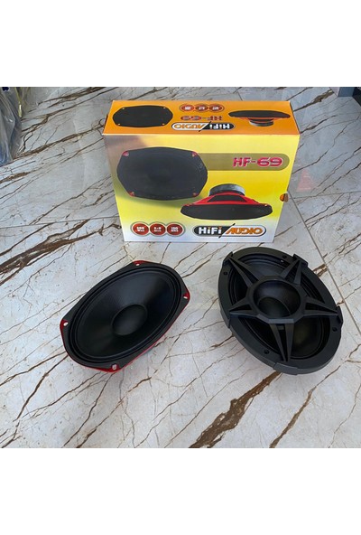 Hifi Audio Oval 6x9 Kayık Midrange 900WAT Kurşun Göbek Kapaklı Iki Adet Hifi Audio Oval 6x9 Kayık Midrange 900WAT Kurşun Göbek Kapaklı Iki Adet