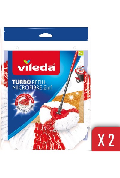 Vileda Easy Wring Turbo 2 In 1 Yedek Paspas 2'li Vileda Easy Wring Turbo 2 In 1 Yedek Paspas 2'li