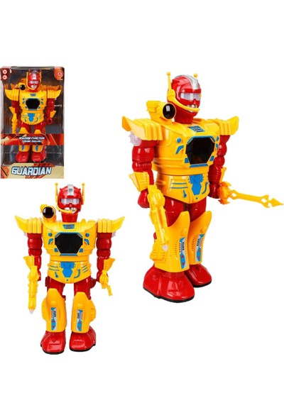 Sunman Gövdesi Dönen Yürüyen Sesli ve Işıklı Robot 32,5 Cm. Sunman Gövdesi Dönen Yürüyen Sesli ve Işıklı Robot 32,5 Cm.