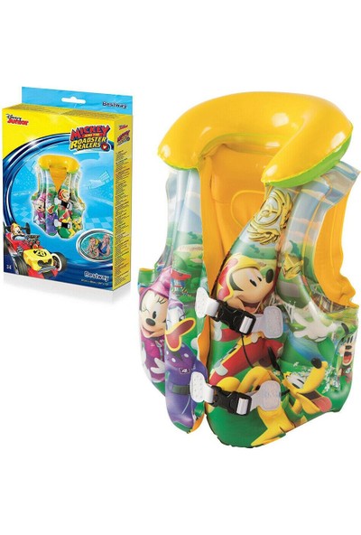 Bestway 51X46 cm Mickey Mouse Can Yeleği Bestway Bestway 51X46 cm Mickey Mouse Can Yeleği Bestway