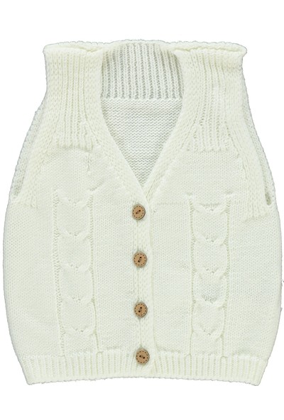 Civil Baby Bebek Yelek 3-18 Ay Ekru