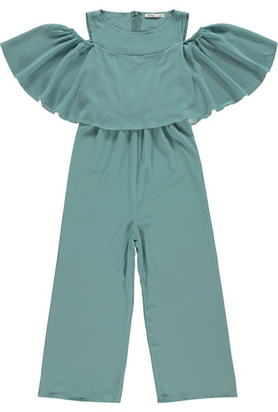 Civil Girls Kız Çocuk Tulum 10-13 Yaş Yeşil