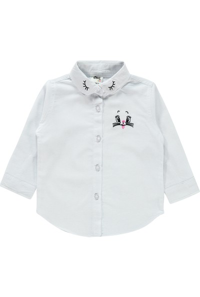Civil Baby Kız Bebek Gömlek 6-18 Ay Beyaz